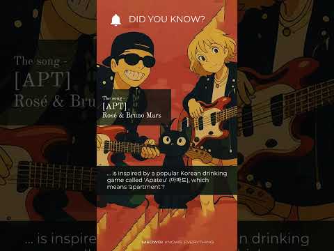 The Meaning Behind Rosé & Bruno Mars' "APT." | #kdrama #kpop #knowledge #apt