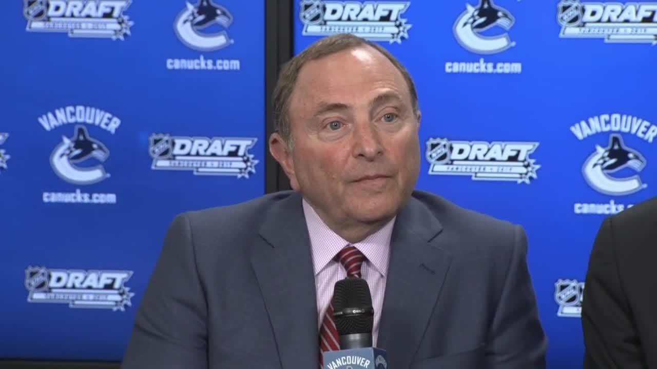 Bettman talks 2019 NHL Draft, expansion & the Olympics