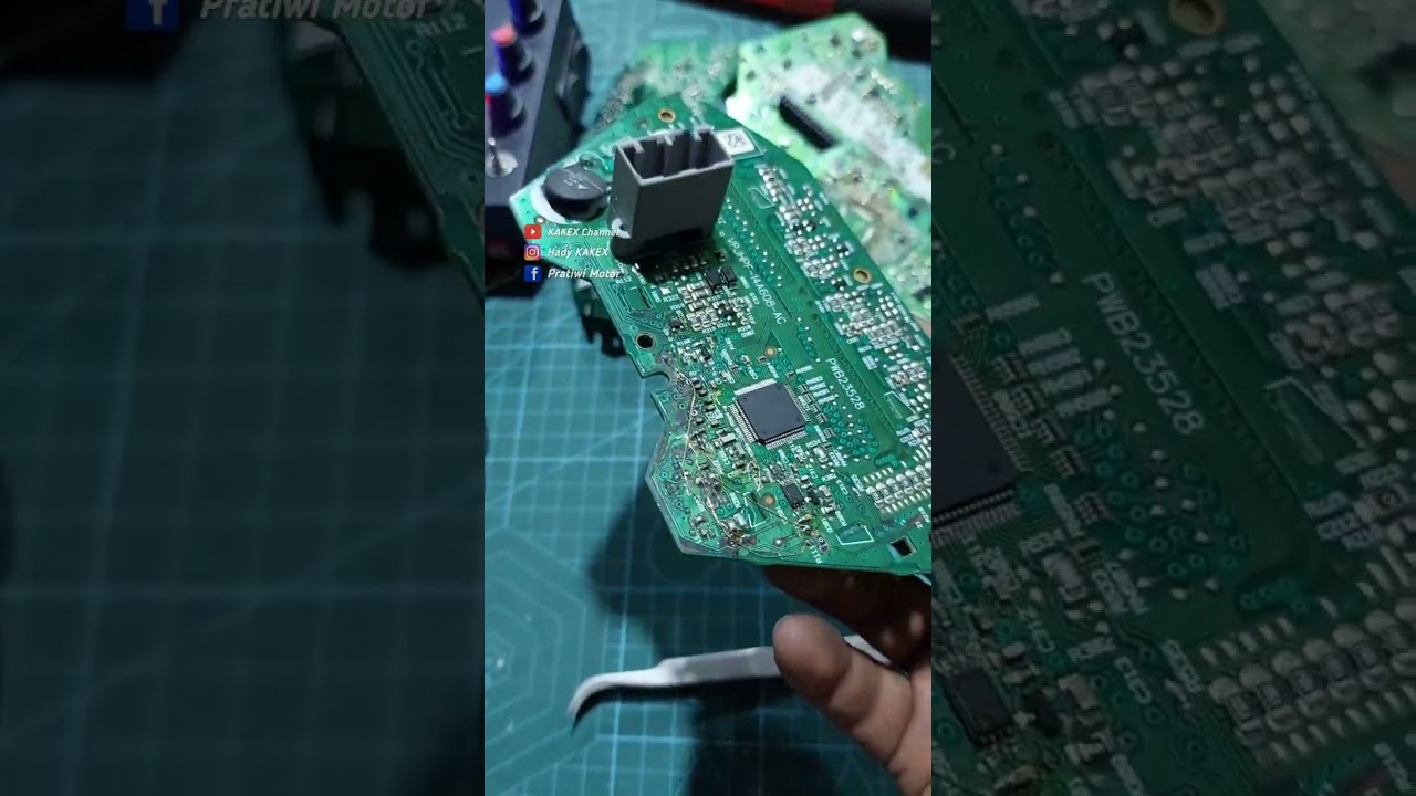 Servis speedometer digital bawaan motor #speedometer #digital #repair