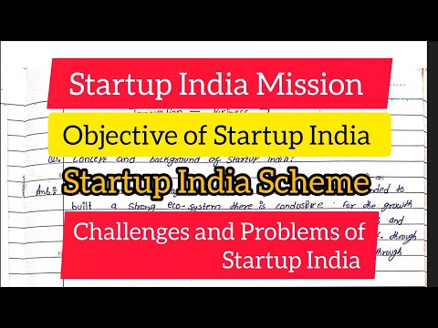 What is startup India l Concept Definition l objective l Startup India Scheme l challenge & problem