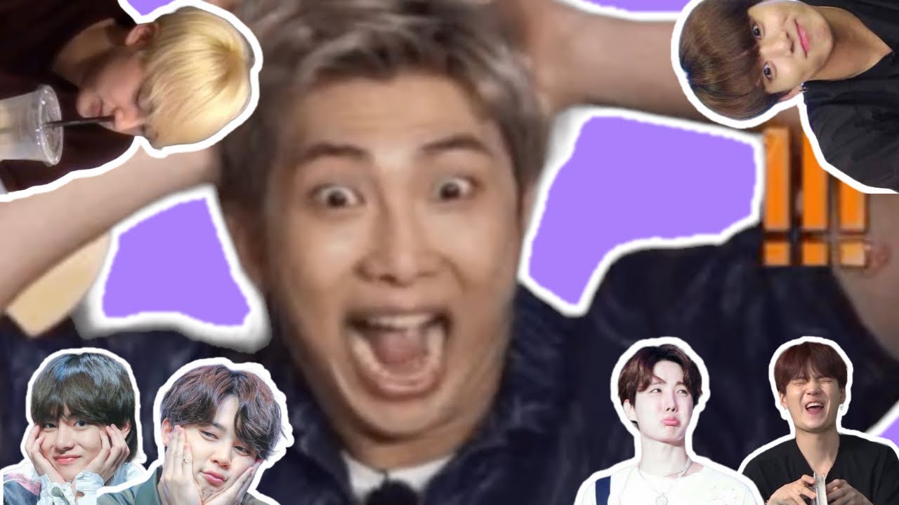kim namjoon sendo pai solteiro de 6 meninos | BTS