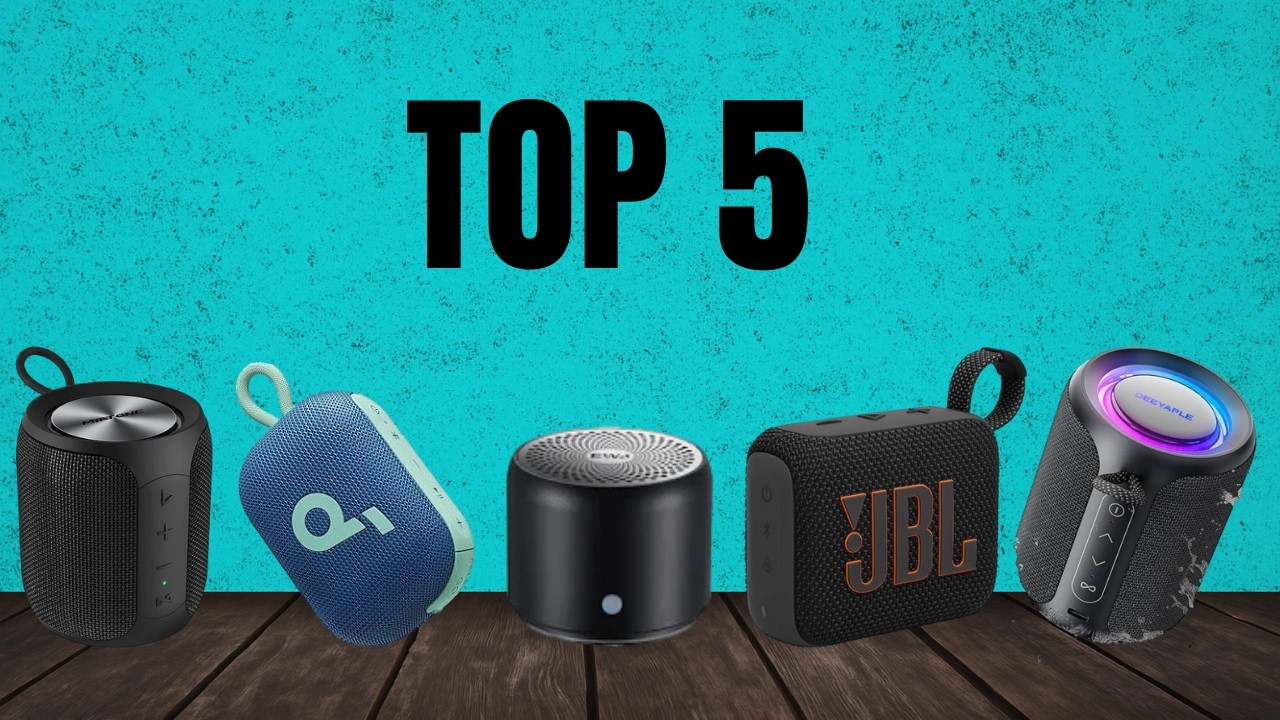🔊 TOP 5 Altavoces Bluetooth Pequeños 2025 🎧 Compactos y Potentes 🚀