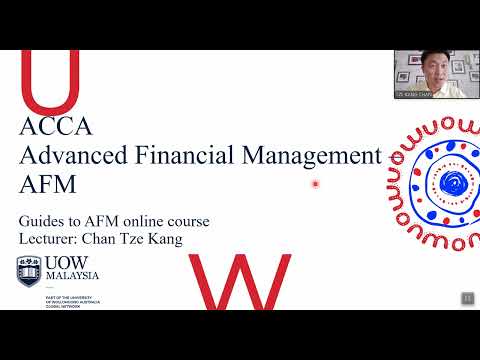 ACCA - AFM (Advanced Financial Management) Online Course - Intro Video