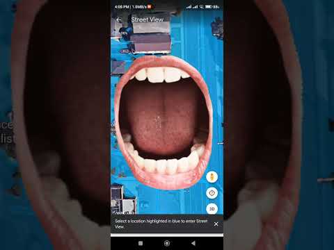 Real Stranger Mouth sculpture found on google map location #shorts #ytshorts #tipsbyvicky