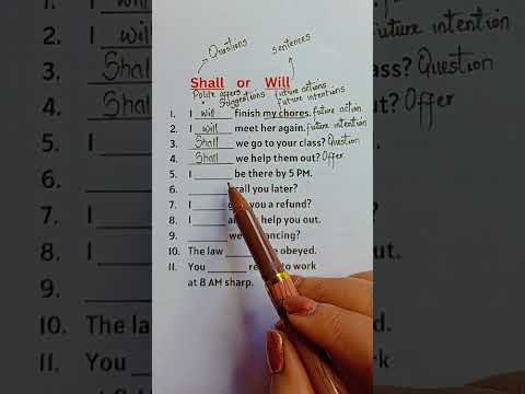SHALL vs WILL | Apa Perbedaannya? Latihan Tata Bahasa Inggris