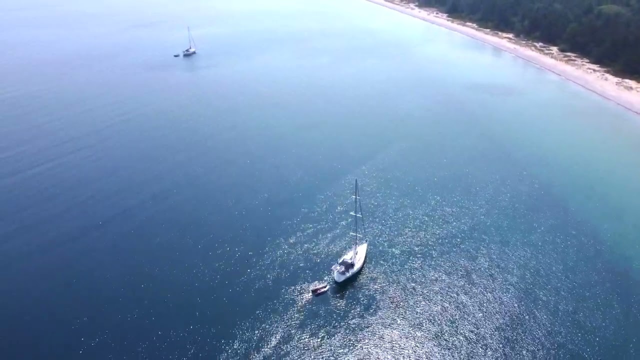 South Manitou Island MI, sailing summer of 2021, Mac Gregor 26m sailboat