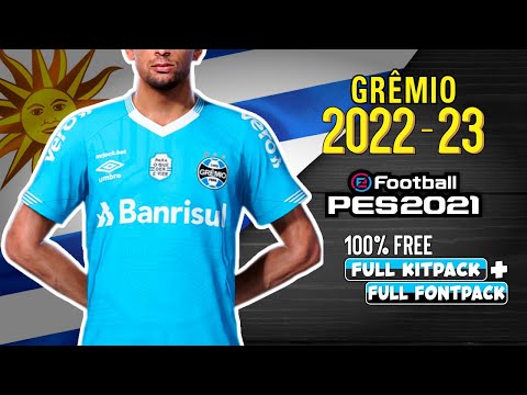 GRÊMIO 2022 - FULL KITPACK + FONTPACK - PES2021