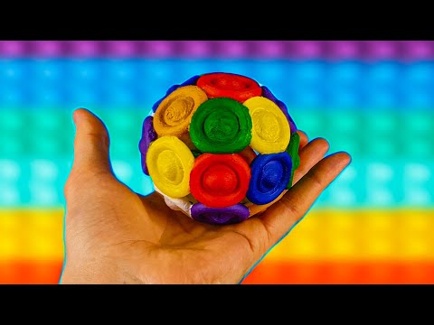 👌 Flexi Ball Print-in-Place Fidget Toy・ STL File for 3D printing・Cults