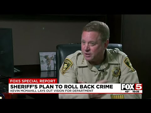 Sheriff Kevin McMahill talks about his plan to rollback crime in Las Vegas