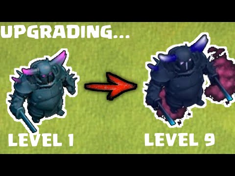 Pekka Level 1 to Max | Pekka All Levels | Clash Of Clans | Noob Gamerz | #shorts #cocshorts