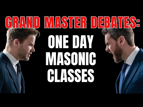 Grand Master Debates The Need For One Day Freemason Classes - S3 E136a