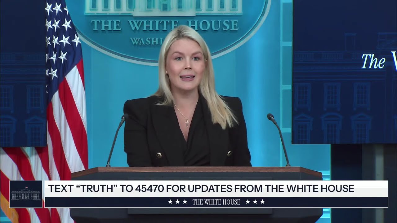 Press Secretary Karoline Leavitt Briefs Members of the Media, Apr. 27, 2026