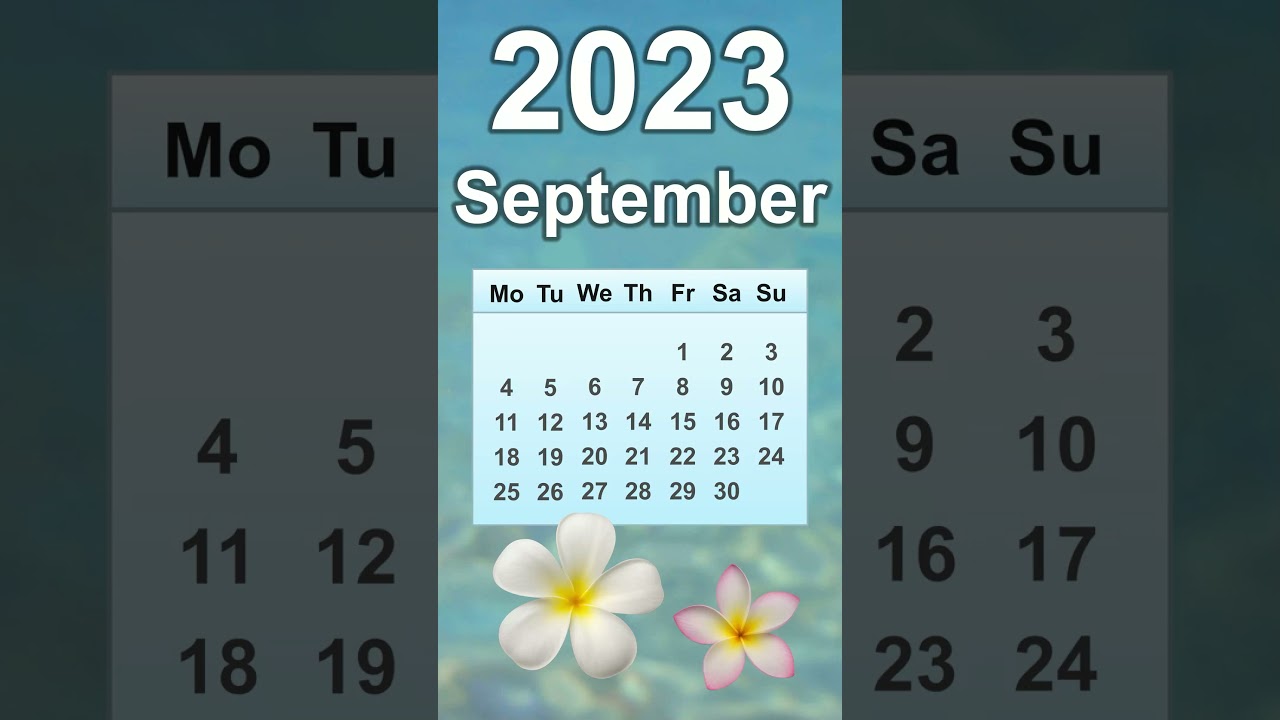 September 2023 Calendar