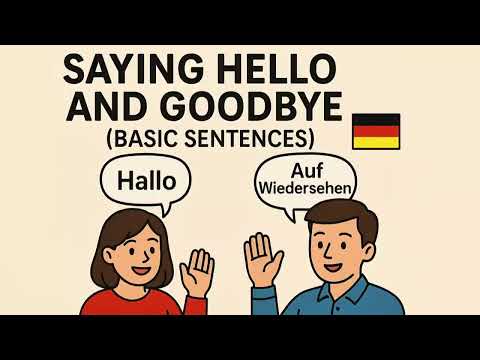 Learn German Greetings | Saying Hello & Goodbye in German for Beginners