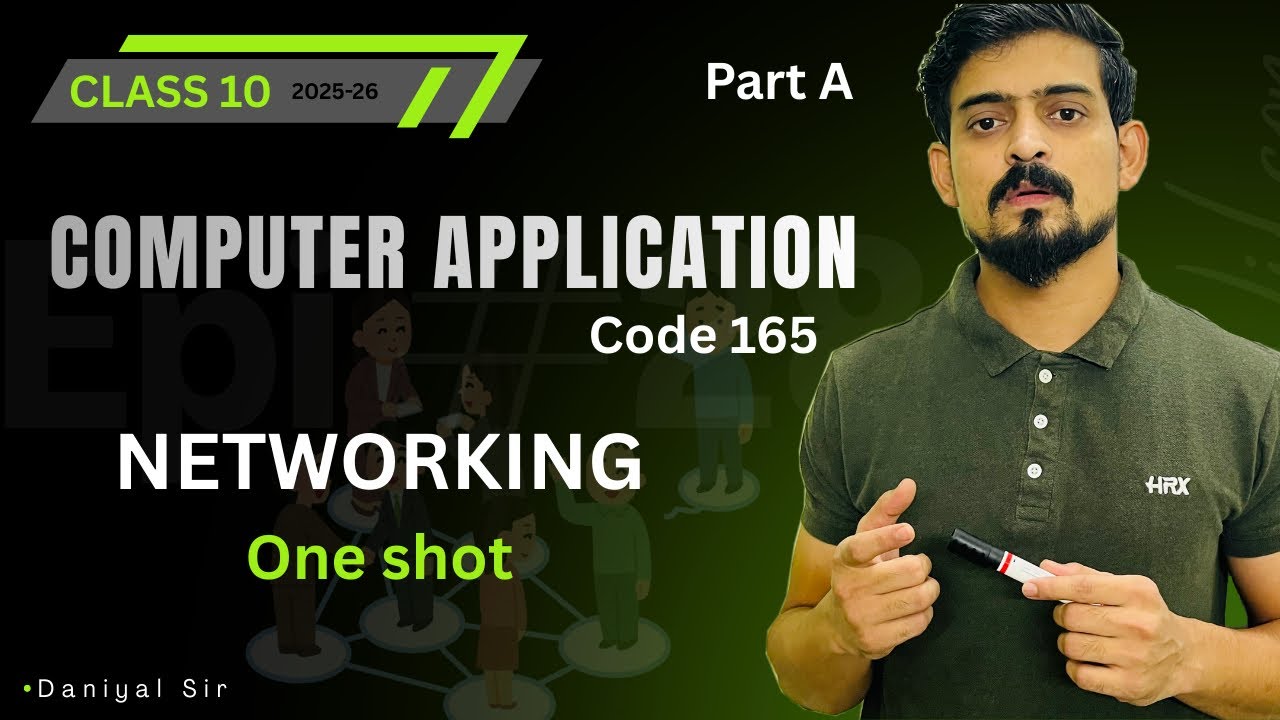 Code 165 | Computer Application Code 165 | One shot Networking | Part A