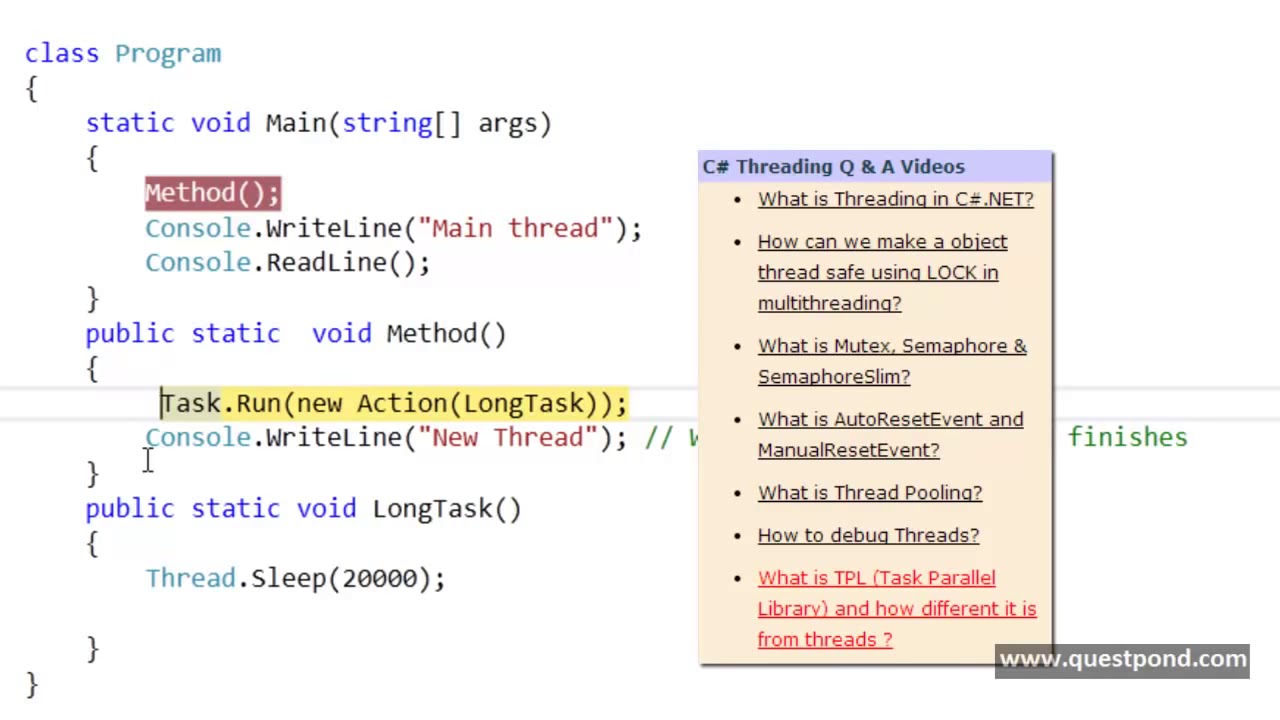 What are Async and Await   NET 4 5 Interview question with answers