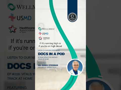 Docs in a Pod: Vitals you should track at home