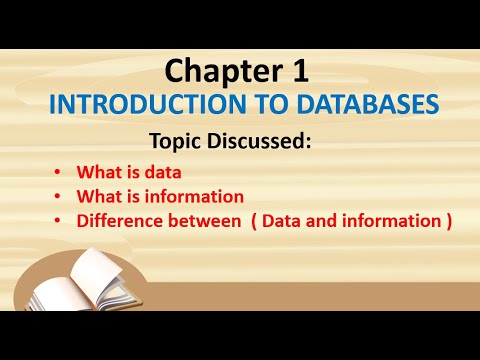 Difference between data and information | introduction to databases in DBMS | by career gate