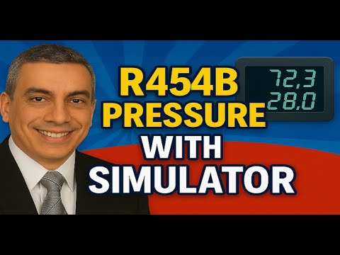 R-454B Refrigerant Pressure Chart: Exact AC Pressures for Cooling & Heating Modes