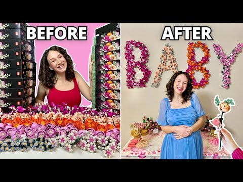 Decorating ONLY With LEGO Flowers! *for my baby shower*