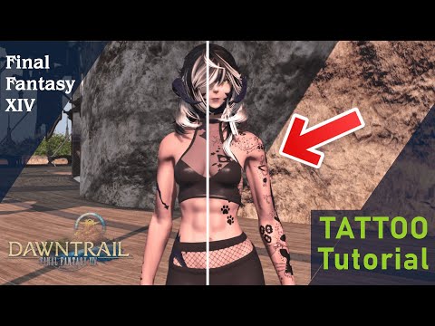 How to Add Custom Tattoos in Final Fantasy XIV - Easy Modding Guide