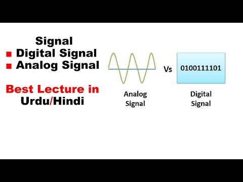What is Signal || Analog Signal & Digital Signal || Lecture in Urdu/Hindi