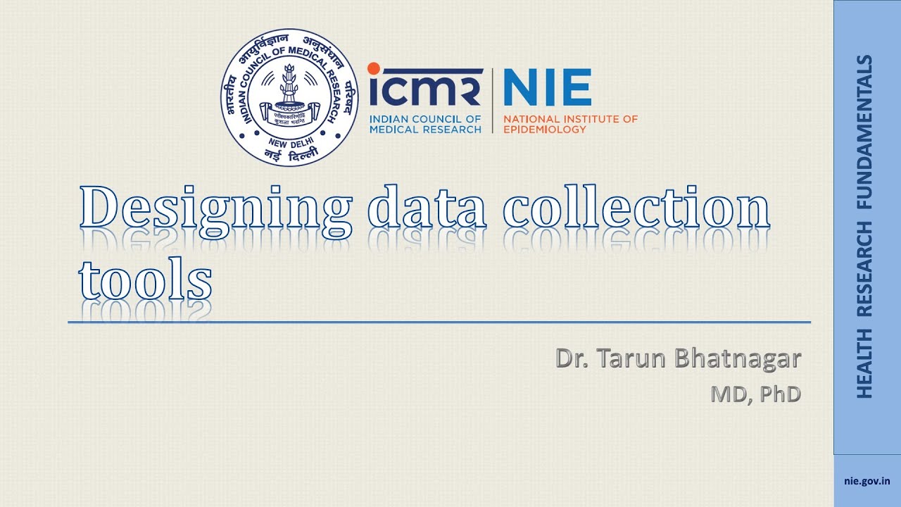 Designing data collection tools