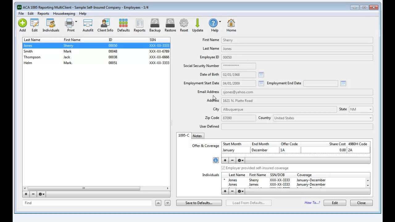 ACA Software Overview
