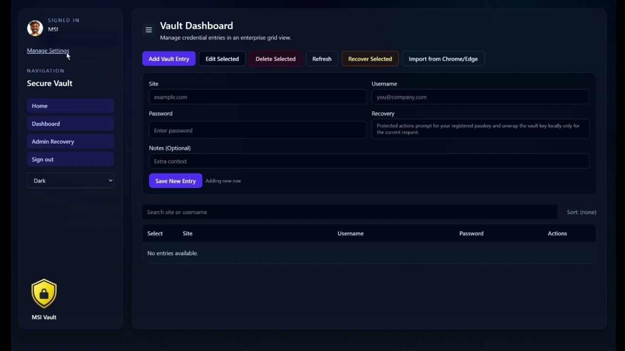 User Registration Flow