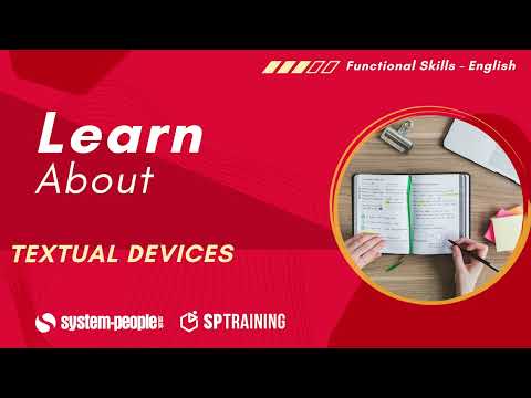 Textual Devices - L1 & L2 Functional Skills English