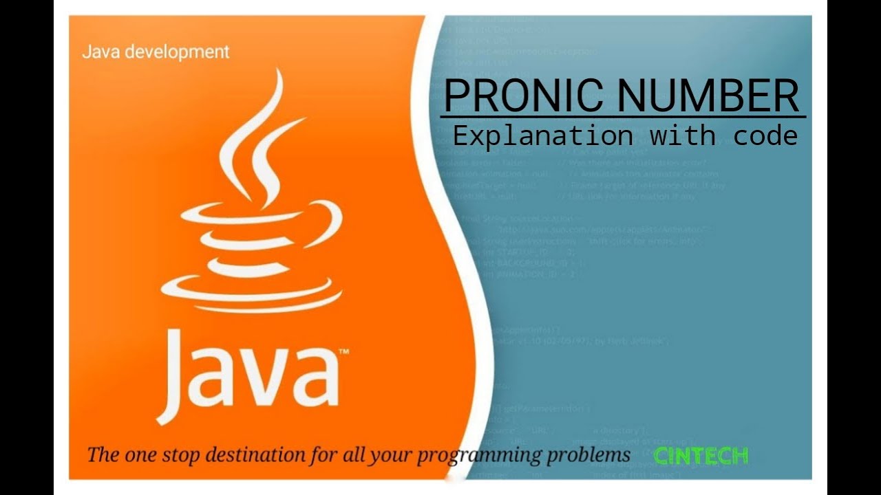 How to check for a Pronic Number/Pronic Number check/Java Programming