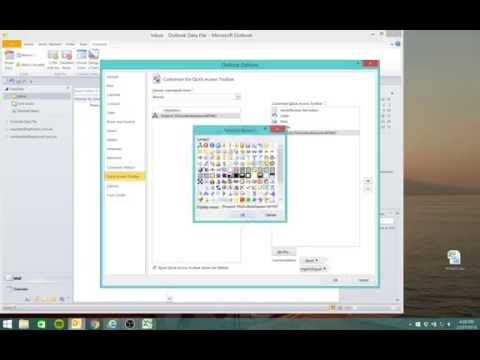 Creating a template and accessing it for Microsoft Outlook 2010