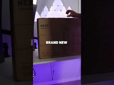 Unboxing of my new gaming monitor! The NZXT Canvas - 1440P resolution, 165hz refresh rate, 27in