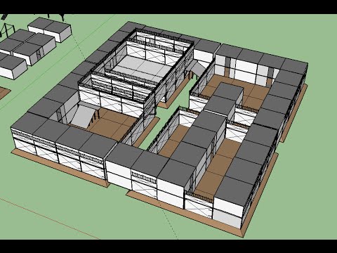 How to create the design of a ground tampered foundation with Sketchup ...