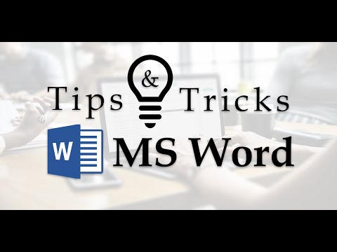 ms word tips and trick in hindi