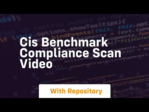 cis benchmark compliance scan video
