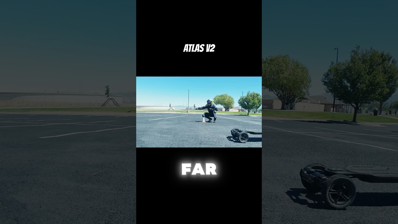 Atlas V2 Braking Test #eskate