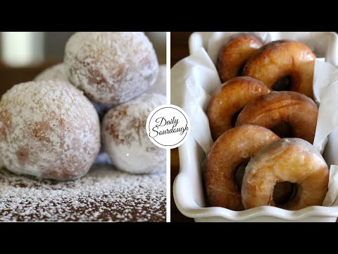 Sourdough Doughnuts - How to make Sourdough Doughnuts - Daily Sourdough