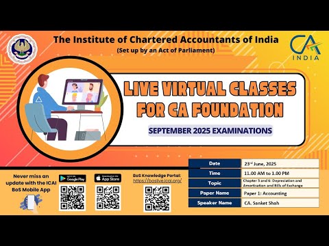 Foundation Paper 1: Accounting | Topic: Chapter 5 and Chapter 6 | Session 1 | 23 June, 2025