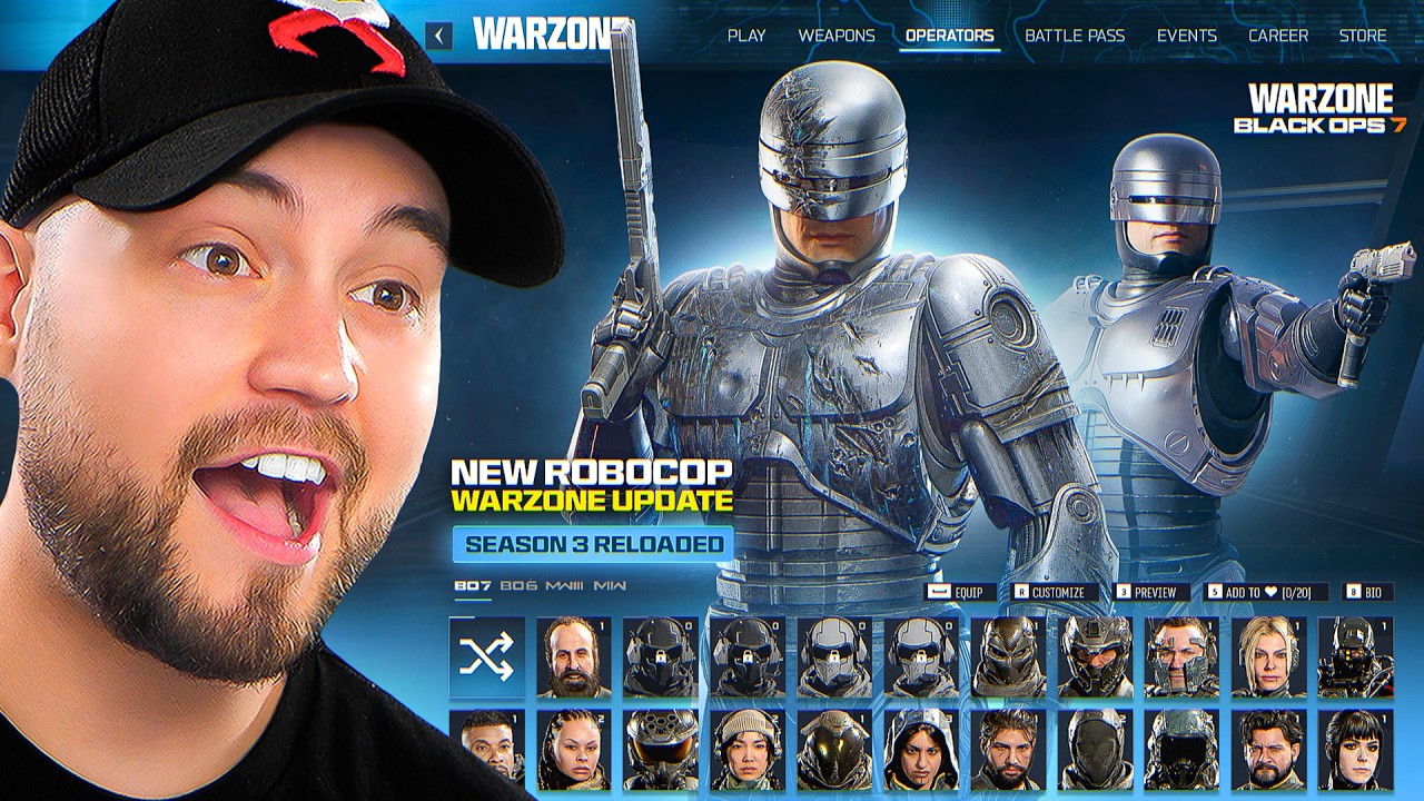 the NEW WARZONE ROBOCOP UPDATE is here! (Season 3 Reloaded)