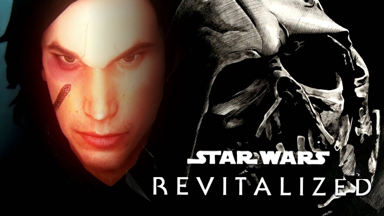 Kylo Ren meets the ghost of Darth Vader - TLJ Revitalized DC