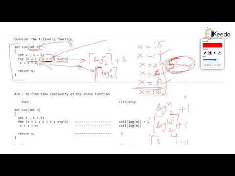 Frequency Count Mehtod - 2 Video Lecture - Analysis of Algorithms (Video Lectures for GATE ...
