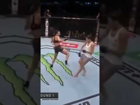 Ji Yeon Kim drops Nadia Kassem after she fakes a glove touch #shorts #karma