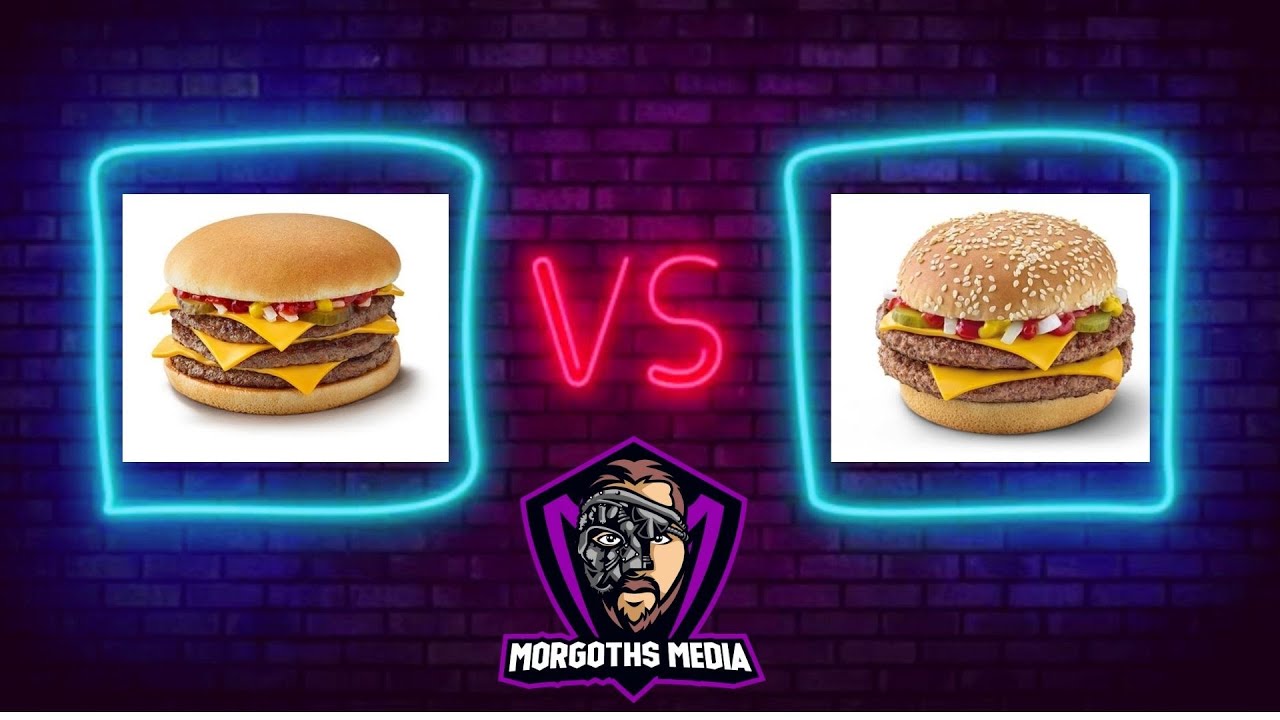 McDonald's Review UK - Triple Cheeseburger VS Double Quarter Pounder.