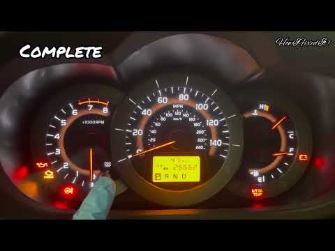 How To Reset Toyota Maintenance Reminder/2010 Toyota Rav-4 Oil Maintenance Reset Procedure