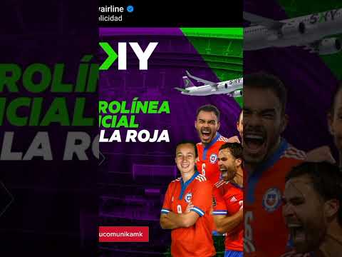 Sky la aerolínea oficial de la Roja... Pero que pasó, economía o no vuelan los @SKY ✈️ #viral