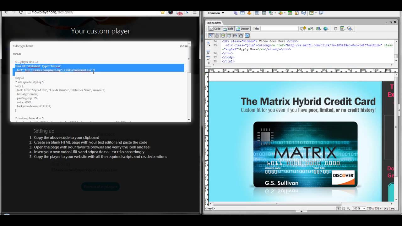 Easily Place Videos into Your Web Pages with Flowplayer