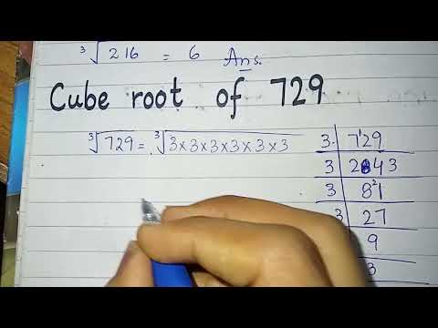 Cube Root Of 729