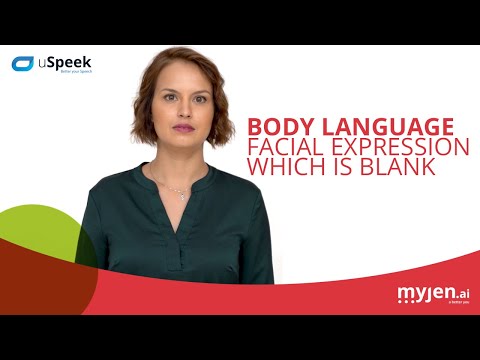 Body Language - Facial Expression which is Blank