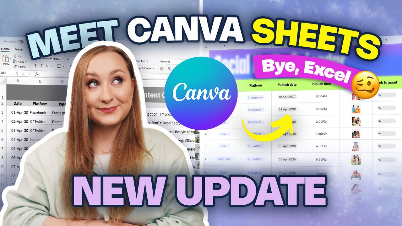 "The Beginner's Guide to Canva Sheets | Canva Create 2025 Updates ...